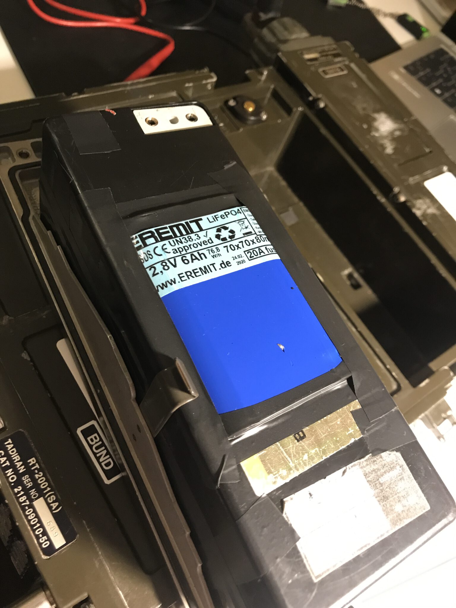 Tadiran PRC-2200 (SA) Man-Pack Man-Pack DL7JU - Freefall