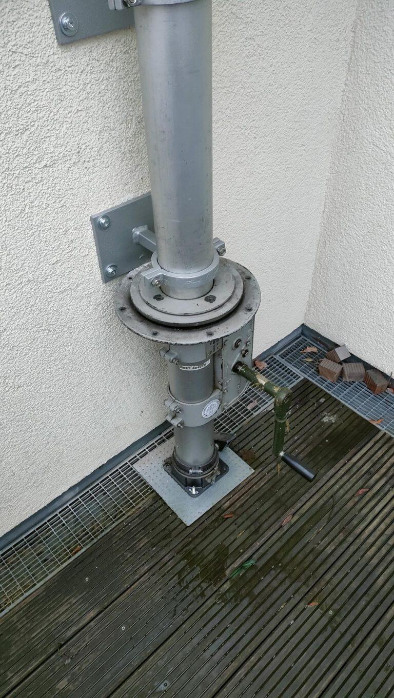 Projekt "Geroh Kurbelmast und Hexbeam" - DL7JU