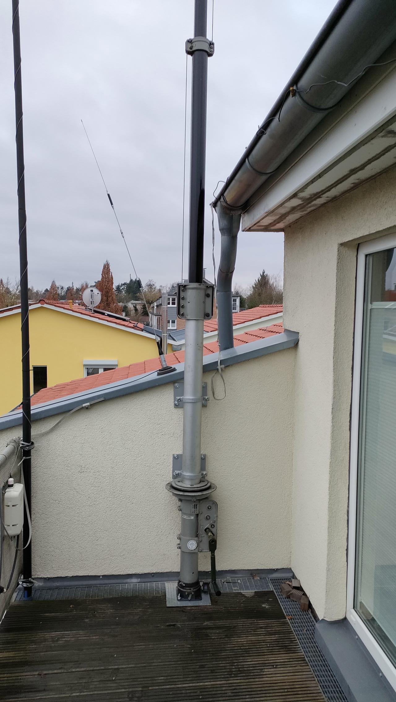 Projekt "Geroh Kurbelmast und Hexbeam" - DL7JU